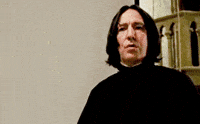 Snape Laughing Gif
