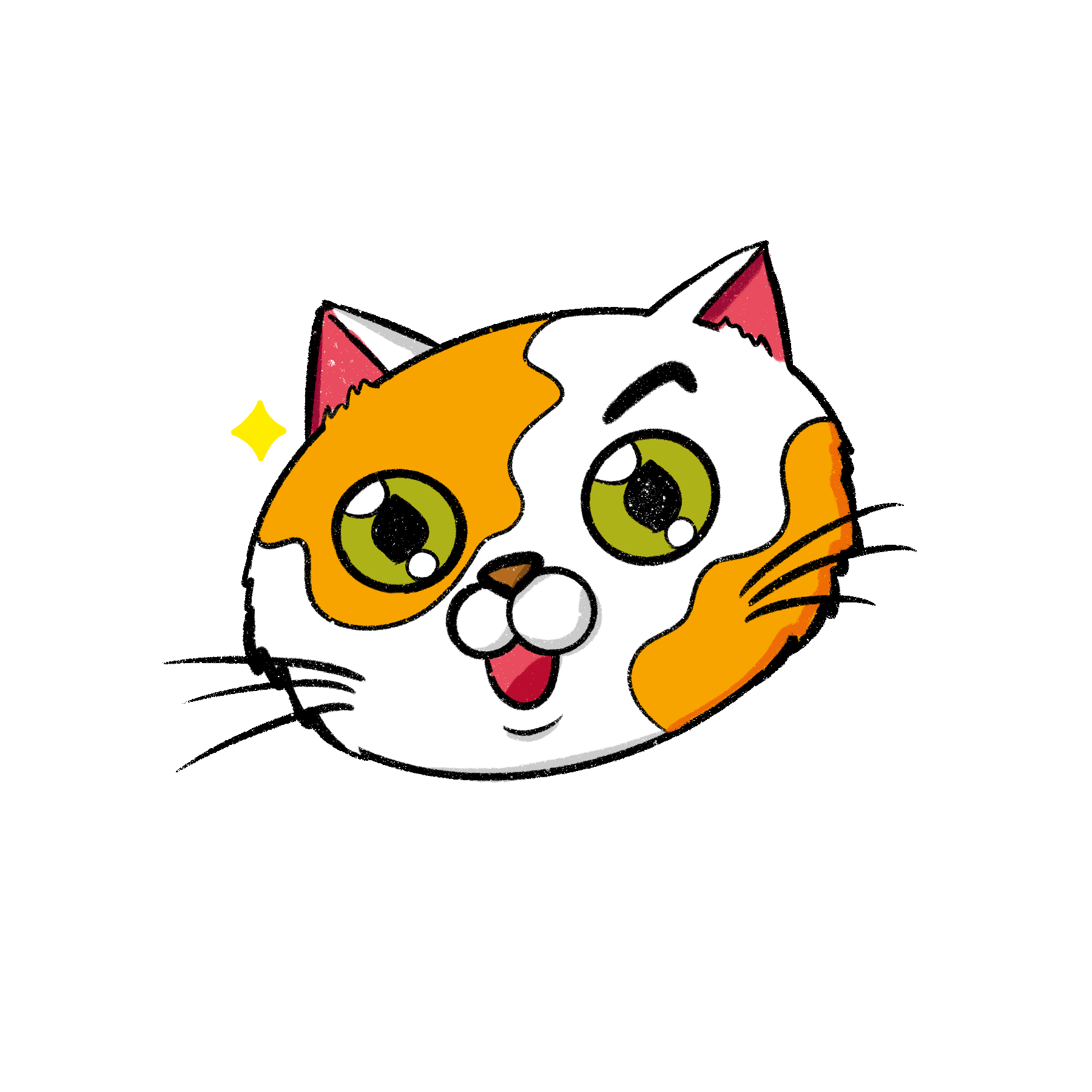 Cat Wink Sticker by University of Malta (UM) for iOS & Android | GIPHY