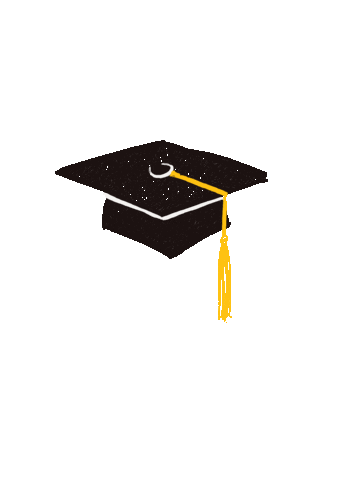 Hat Graduation Sticker by Mary Baldwin University for iOS & Android | GIPHY
