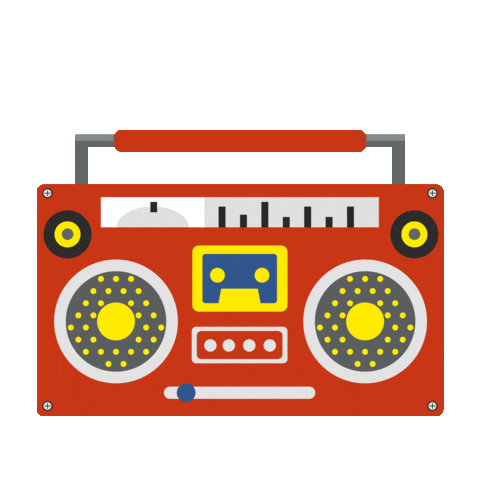 Music Festival Boombox Sticker by EYP Creations Pvt Ltd for iOS ...