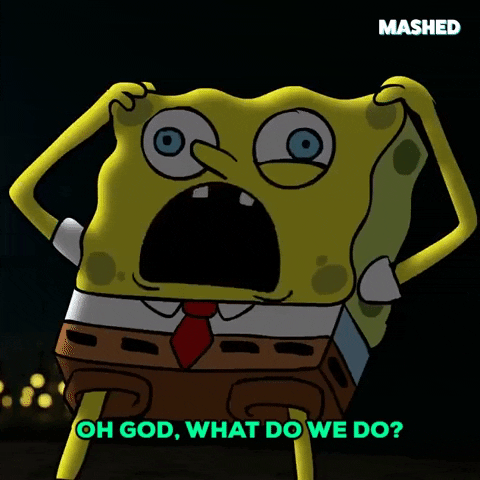 Nervous Spongebob Squarepants GIF by Mashed - Find & Share on GIPHY
