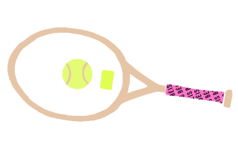 Tennis Racket Sticker by Beis for iOS & Android | GIPHY