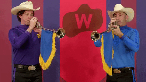 Trumpet Fanfare GIF by The Wiggles - Find & Share on GIPHY