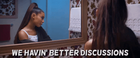 We-havin-better-discussions GIFs - Get the best GIF on GIPHY