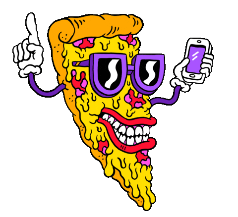Pizza Man Sticker by Russell Taysom for iOS & Android | GIPHY