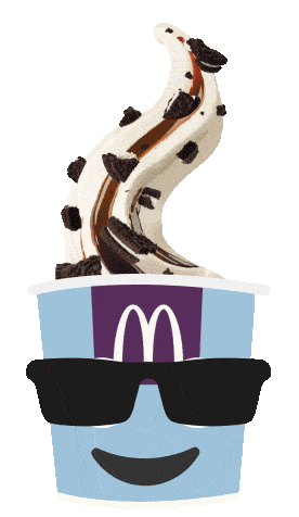 Mcdonalds Flurry Sticker by McDonald's Belgium for iOS & Android | GIPHY