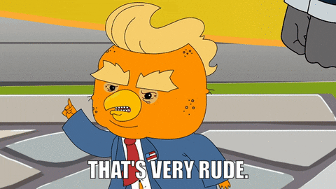 Trump Interrupt GIF by Noise Nest Network - Find & Share on GIPHY