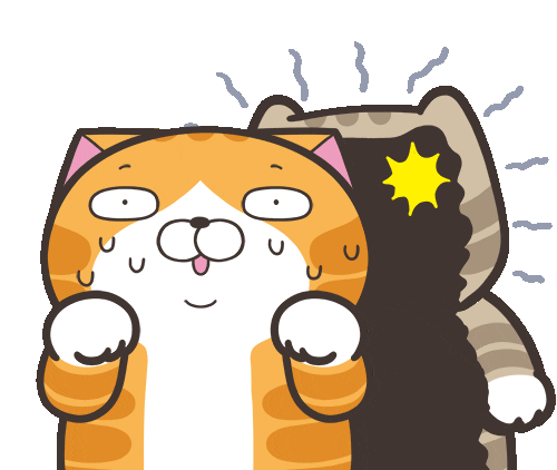 Scared Cold Sweat Sticker by MochiDad for iOS & Android | GIPHY