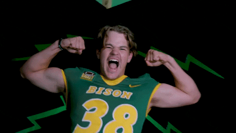 Bison Cardinal GIF by NDSU Athletics - Find & Share on GIPHY