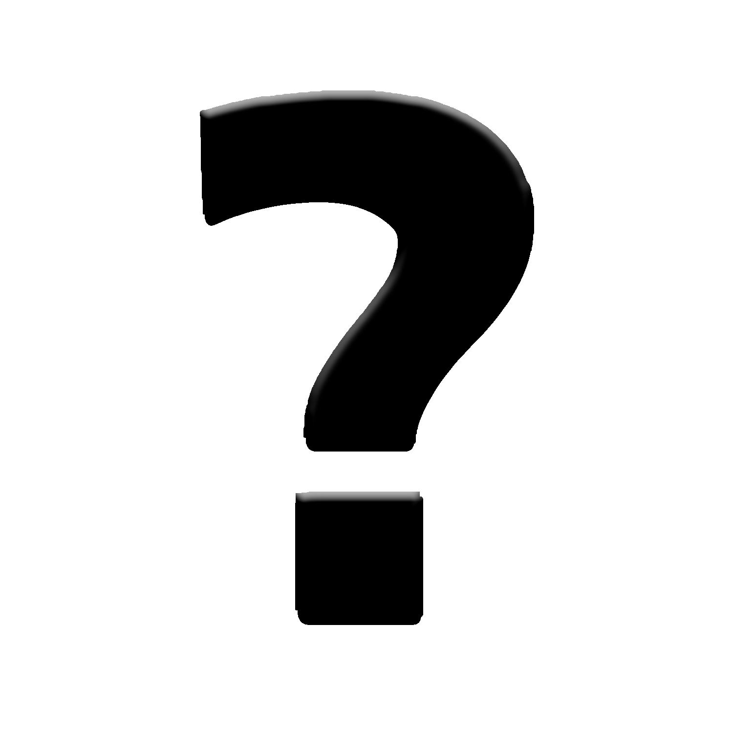 Confused Question Mark Sticker by Dr. Donna Thomas Rodgers for iOS ...