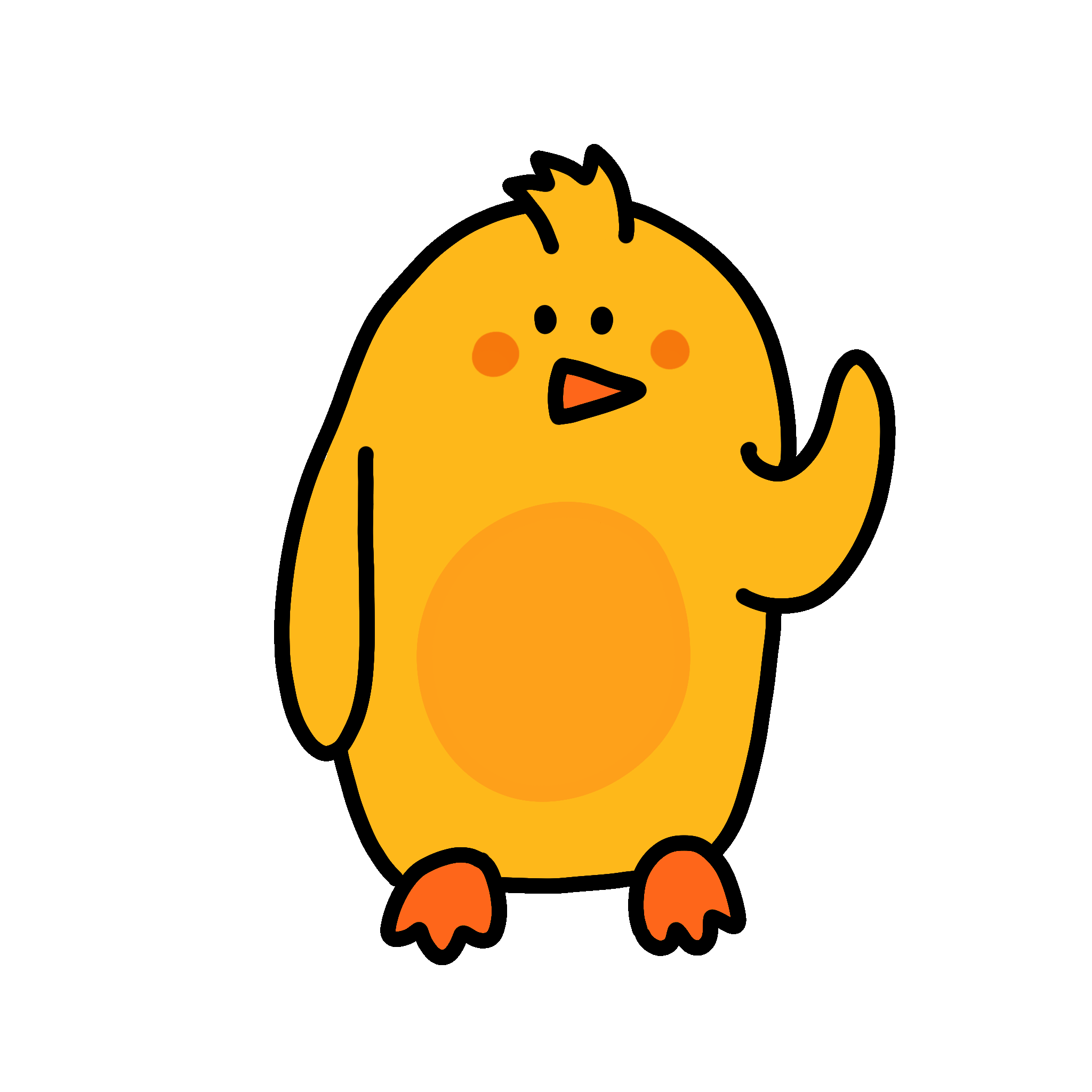 Wave Hello Sticker for iOS & Android | GIPHY