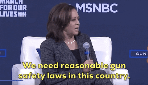 Kamala Harris Gun Control GIF by Election 2020 - Find & Share on GIPHY