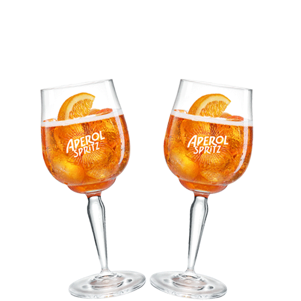 Happy Hour Cheers Sticker by Aperol USA for iOS & Android | GIPHY