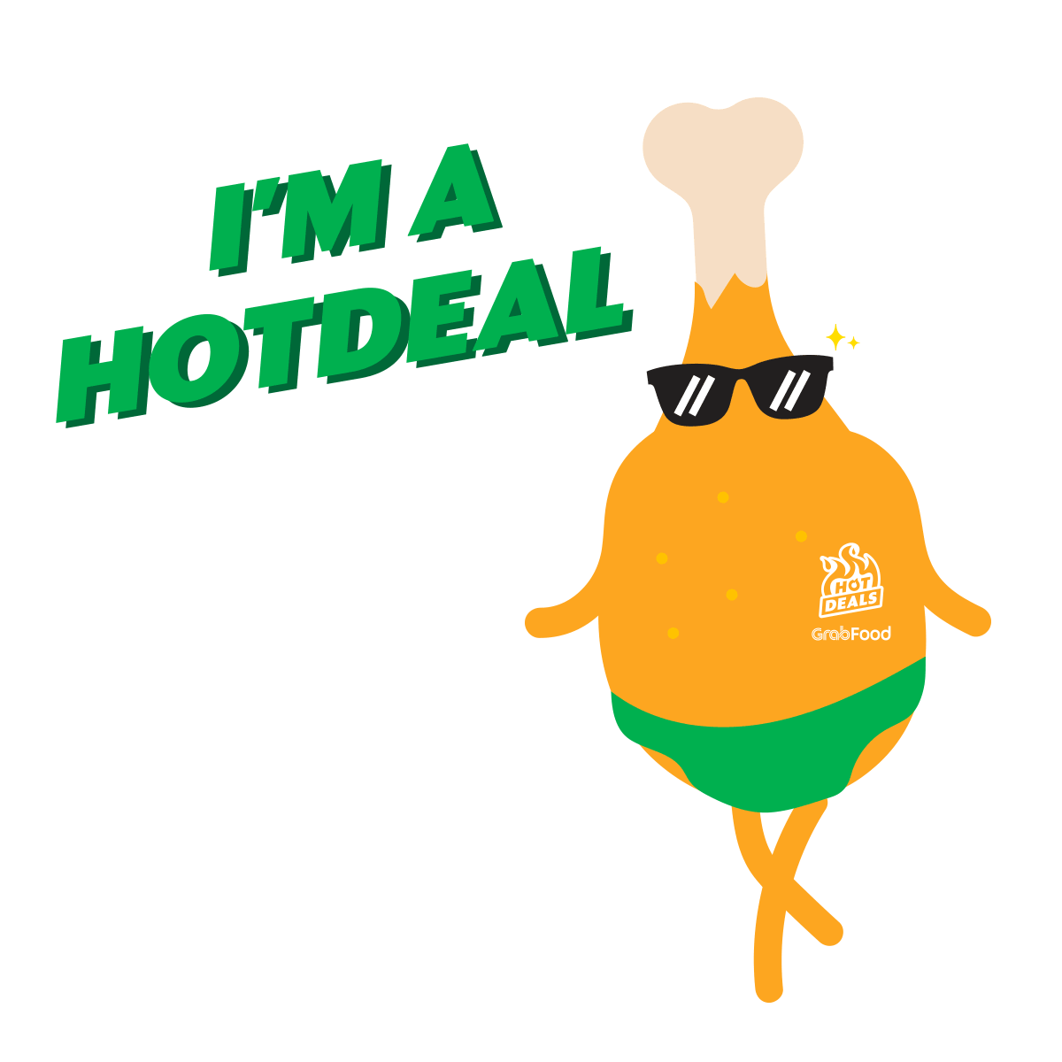 Food Grab Sticker by GrabFoodMY for iOS & Android | GIPHY