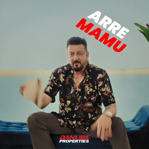 Happy Sanjay Dutt GIF by Danube Properties - Find & Share on GIPHY