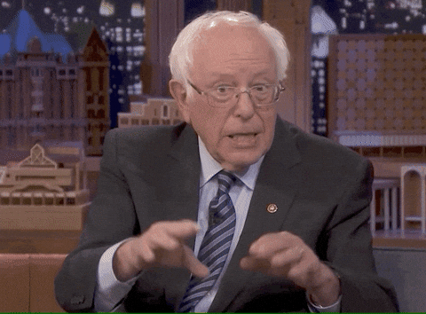 Jimmy Fallon Bernie 2020 GIF by Bernie Sanders - Find & Share on GIPHY