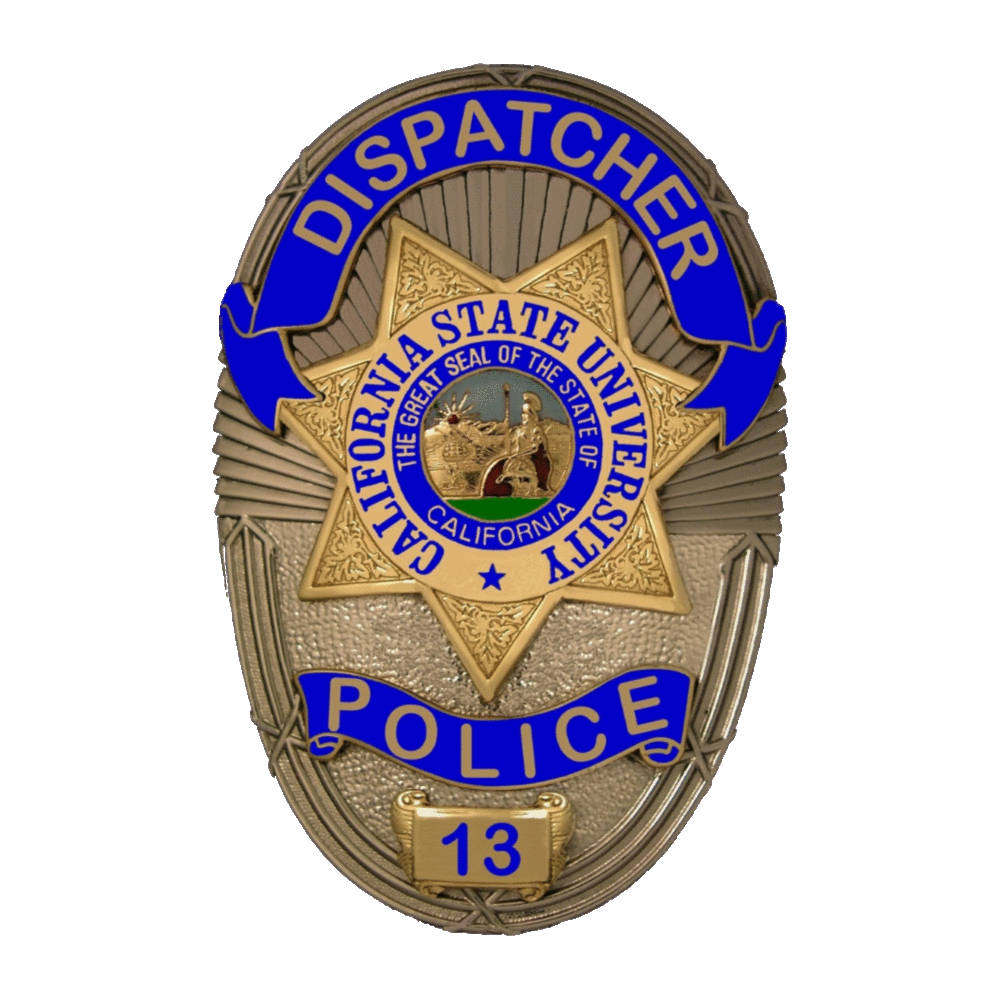 Updpublicaffairs13!* Dispatcher Badge Sticker by CSUFPD for iOS ...