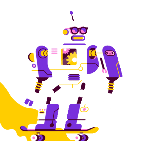 Sport Robot Sticker by Patswerk for iOS & Android | GIPHY