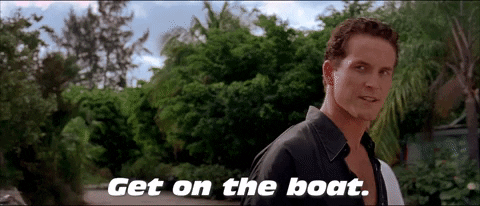Get On The Boat GIFs - Get the best GIF on GIPHY