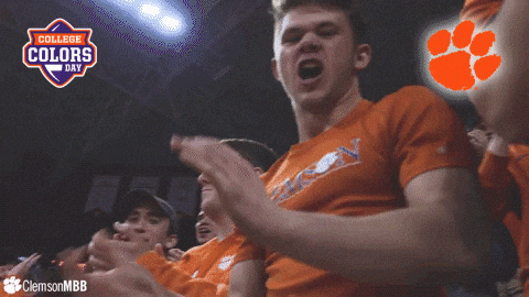 Excited College Sports GIF by College Colors Day - Find & Share on GIPHY