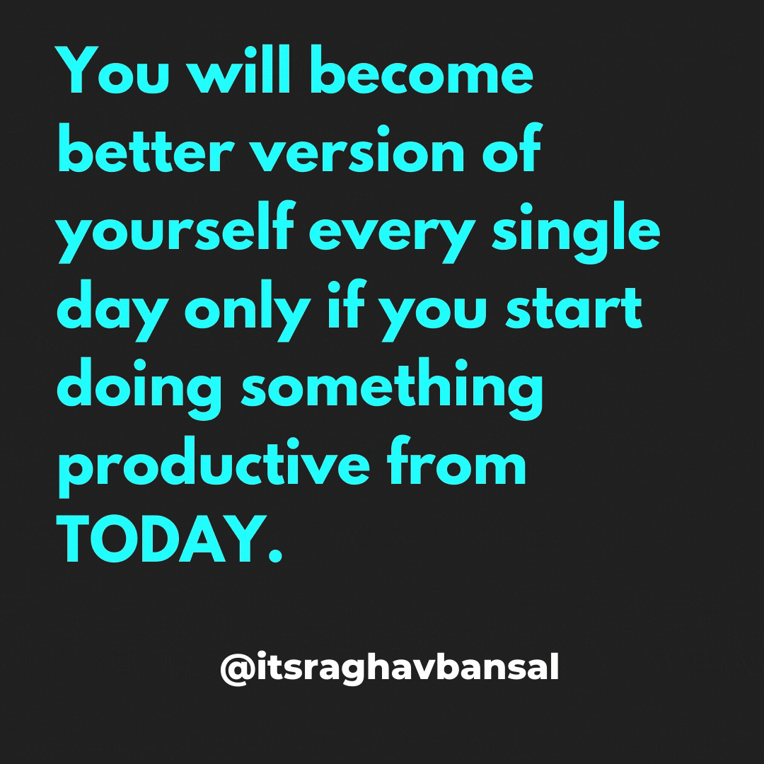 Start Now Be Positive GIF by Raghav Bansal - Find & Share on GIPHY