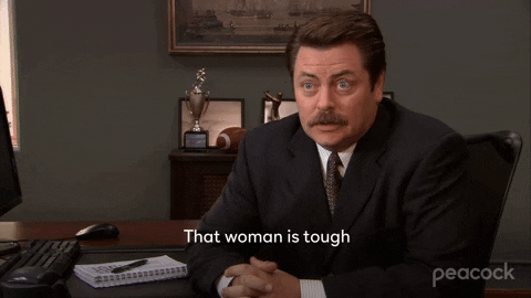 Ron Swanson Desk Gif