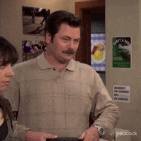 Ron Swanson Desk Gif