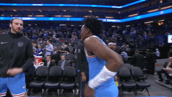 Dragonball Z Handshake GIF by NBA - Find & Share on GIPHY