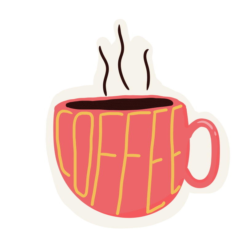 Coffee Cup Sticker for iOS & Android | GIPHY