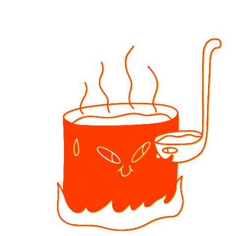 Boiling Pot Sticker by AskMama for iOS & Android | GIPHY