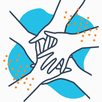 Cartoon Teamwork Hands