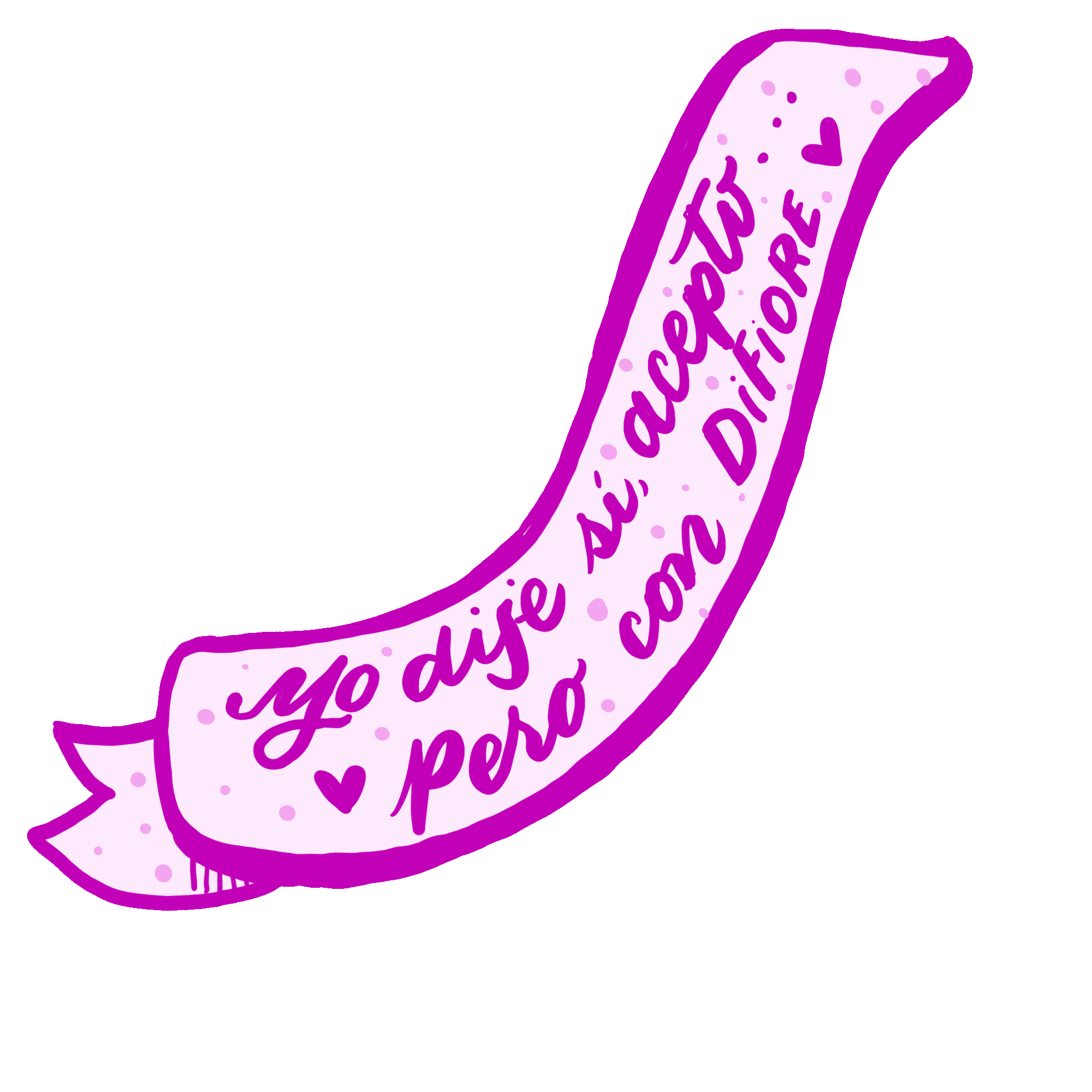 I Do Acepto Sticker by DiFiore for iOS & Android | GIPHY