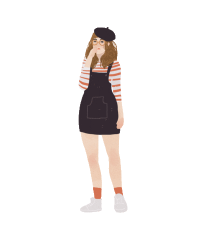 Changing What To Wear Sticker by Lara Paulussen for iOS & Android | GIPHY