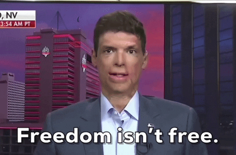 Freedom Isnt Free GIFs - Get the best GIF on GIPHY