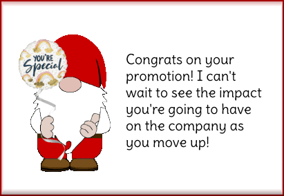 Cartoon Congratulation For Promotion