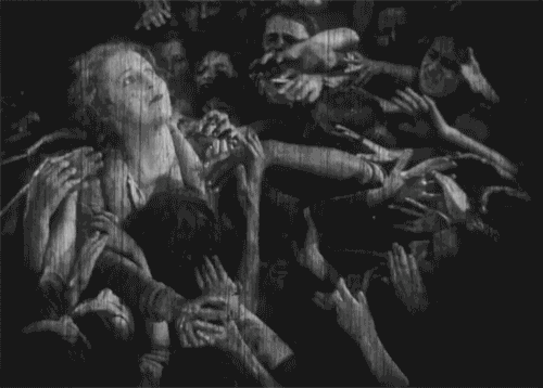 Graveyard Zombies Grabbing A Dark Person