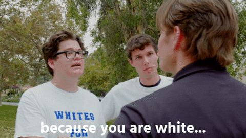 Because-you-are-white GIFs - Get the best GIF on GIPHY