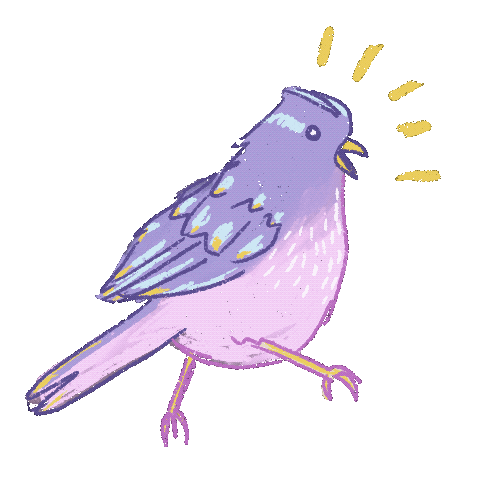 Bird Screaming Sticker for iOS & Android | GIPHY