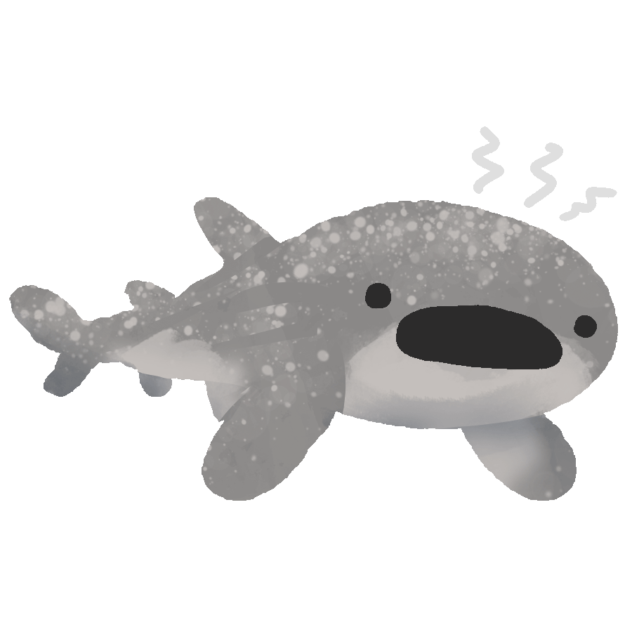 Surprised Whale Shark Sticker By Zandraart For Ios And Android Giphy