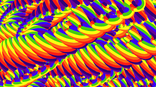 Infinite Loop Rainbow GIF by CmdrKitten - Find & Share on GIPHY