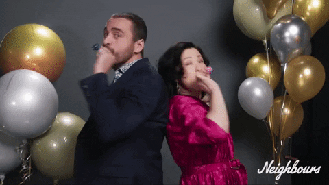 Party Celebration GIF by Neighbours (Official TV Show account) - Find ...