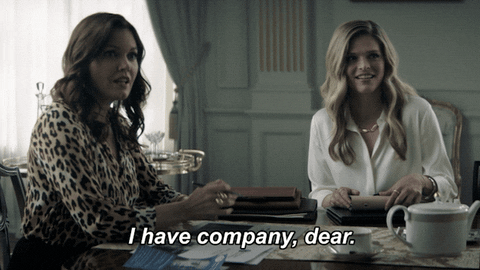 I Have Company GIFs - Get the best GIF on GIPHY