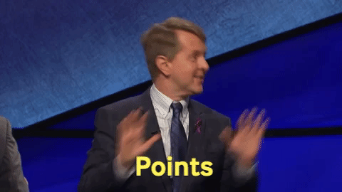 The Greatest Of All Time GIF by Jeopardy! - Find & Share on GIPHY
