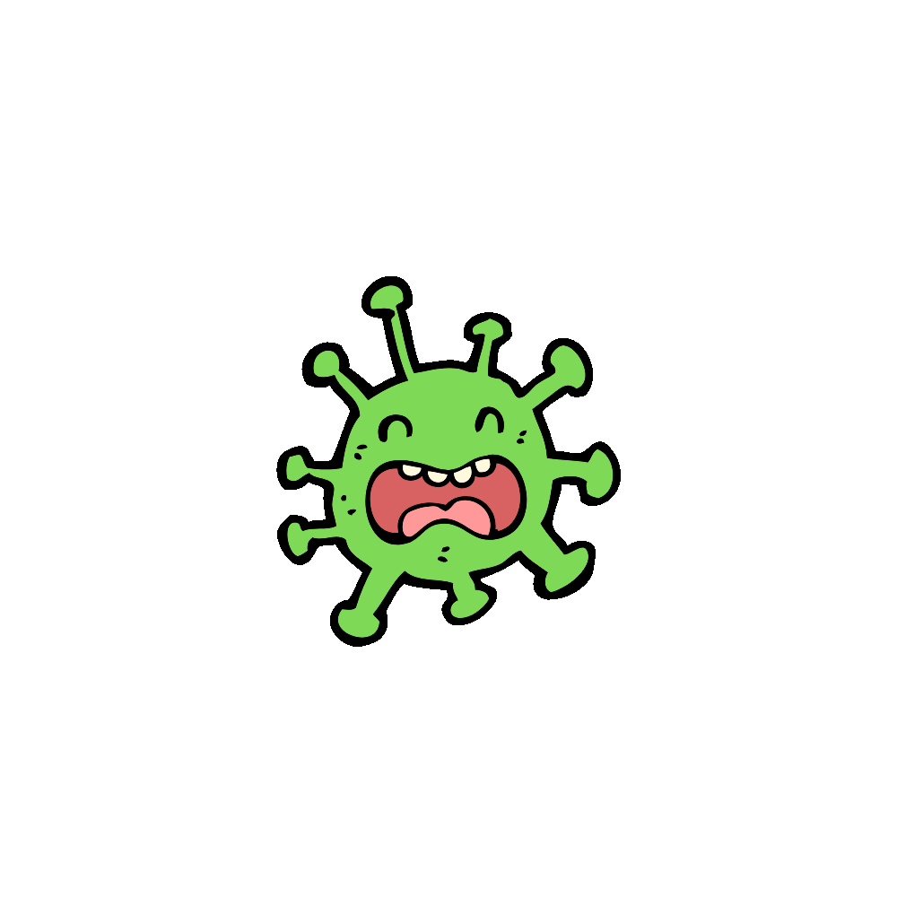 Corona Virus Sticker by Casa Blue for iOS & Android | GIPHY