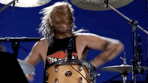 Drumming Foo Fighters GIF by Recording Academy / GRAMMYs - Find & Share ...