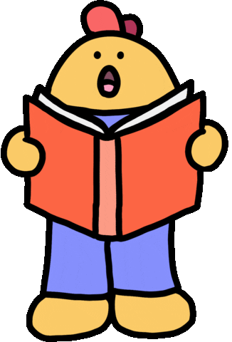 School Read Sticker by Ruppert Tellac for iOS & Android | GIPHY
