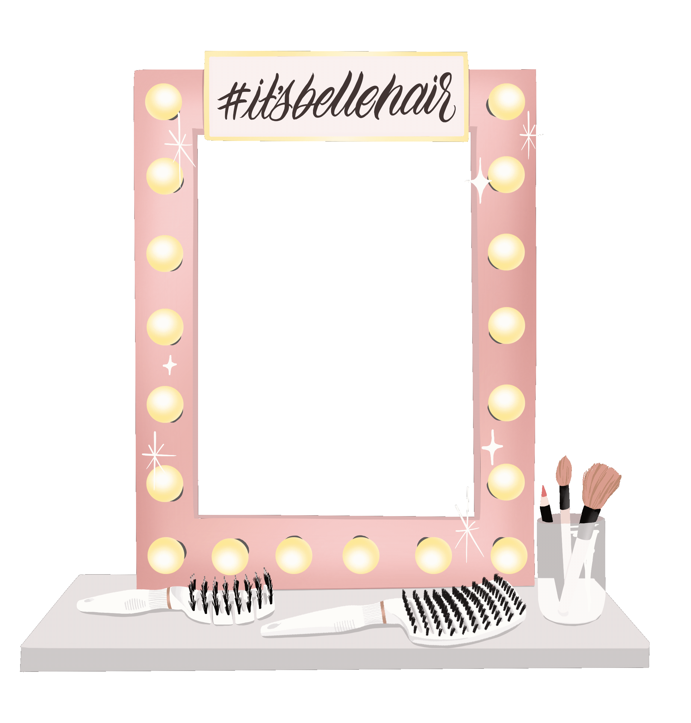 Illustration Glamour Sticker by Belle Hair for iOS & Android | GIPHY