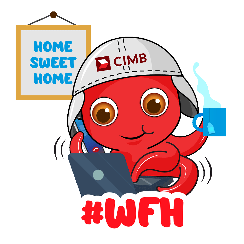 Octo Cimbocto Sticker by CIMB Bank for iOS & Android | GIPHY