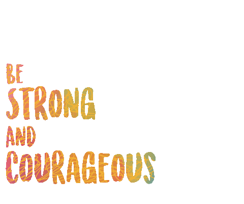 Bible Be Strong Sticker by Paul & Nanda for iOS & Android | GIPHY