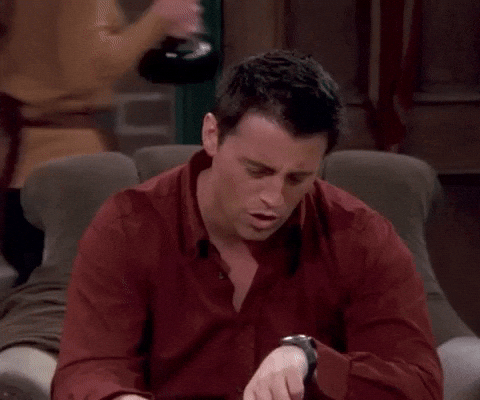 Running Late Season 10 GIF by Friends - Find & Share on GIPHY
